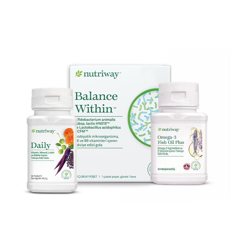 Nutriway™ Daily ile Foundational Trio Ürün Paketi